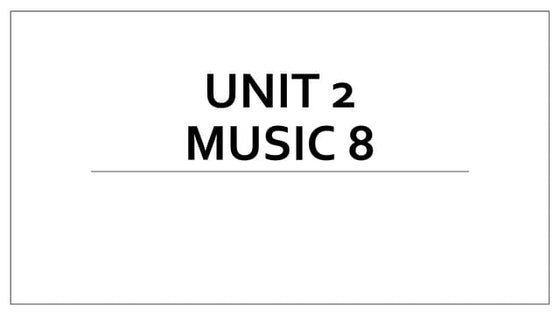 MUSIC 8 IV.pptx FOURTH QUARTER LESSON ARTS | PPT