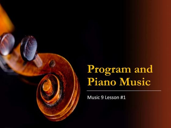 program music | PPT