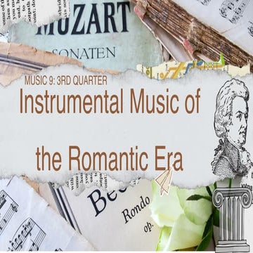 Exploring Romantic Period Vocal Music: Art Song & Opera Masterpieces | PDF