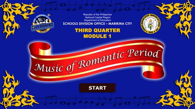 Music of the Romantic Period (Brief History) (1820-1910) For Grade 9 ...