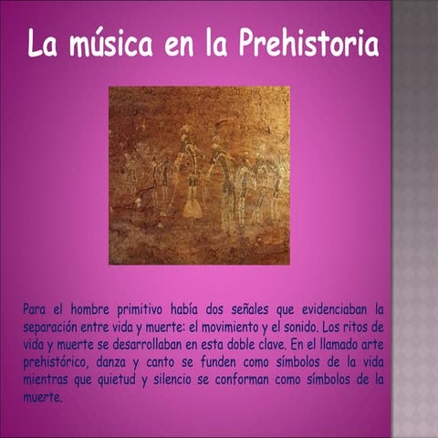 Música en la prehistoria | PPT