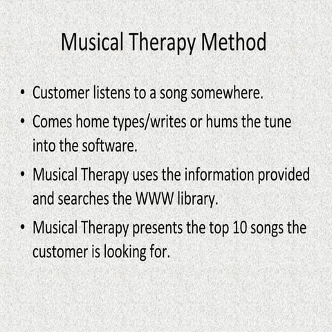 0872748 Musical Therapy | PPT