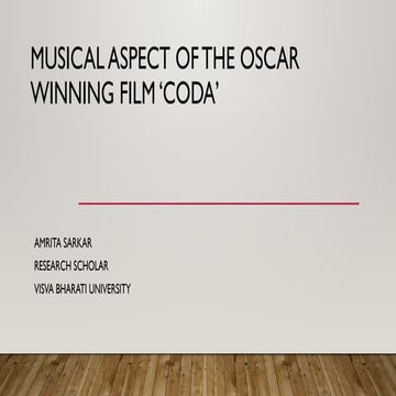 Musical Aspect of the Oscar Winning Film Coda.pptx