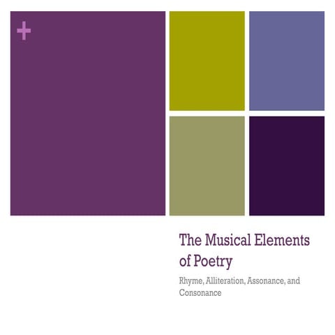 Musical elements of poetry | PPT
