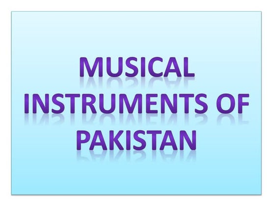 Indian Musical Instruments | PPT
