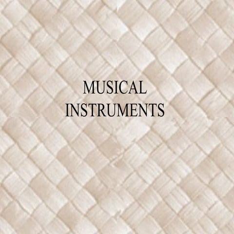 Musical instruments | PPT