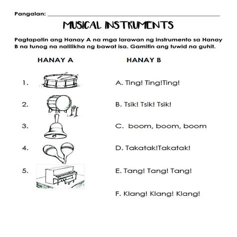 Musical instruments | PDF