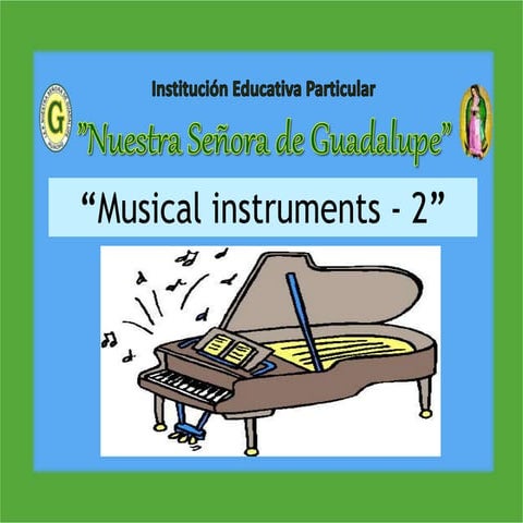 Musical instruments 2 | PPTX | Music | Entertainment