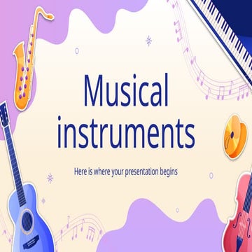 Musical Instruments Pptx I Pptx