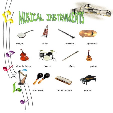 Musical instruments handout | PDF