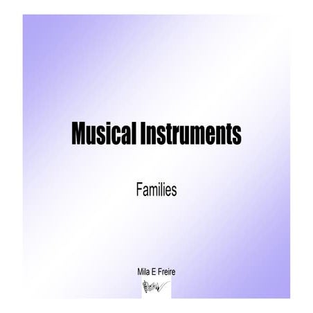 Musical instruments orchestra | PPT
