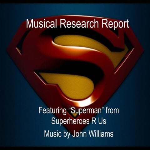 Musical Research Report | PPT