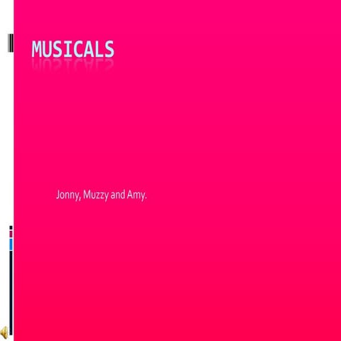 Genre - Musicals Presentation | PPTX