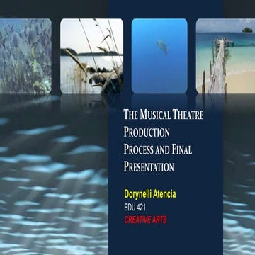 Musical theatre production power point | PPTX