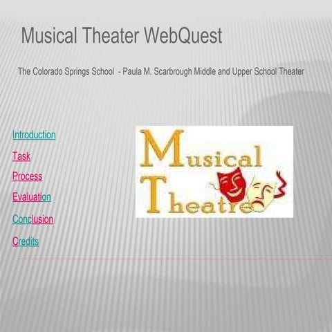 Musical Webquest | PPT