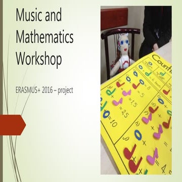 Music and mathematics workshop | PPTX