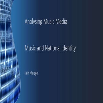 Music and national identity | PPTX