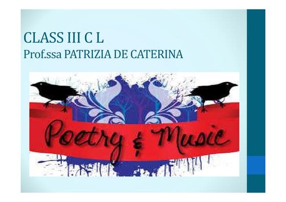 Introduction to poetry | PPT