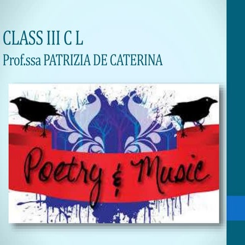Music and poetry ppt | PPTX