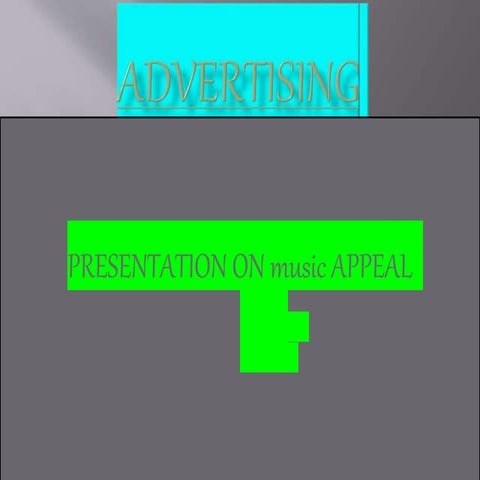 Music Appeal Pptx