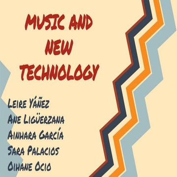 Music and technology | PPT