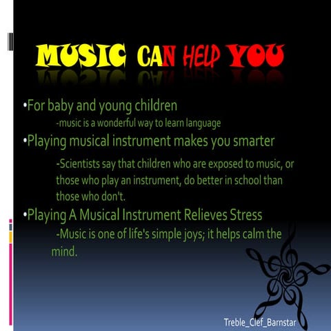 Music can help you | PPT