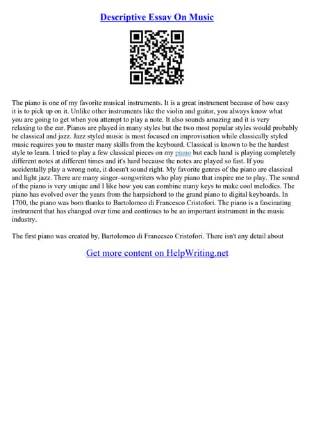 ESL Vocabulary: Musical Genres | PPTX