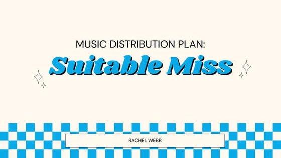 Riley Whittaker - Music Distribution Plan | PPT