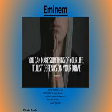 Eminem presentation | PPT