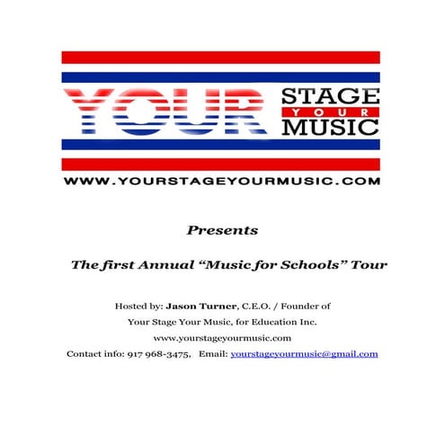 Music for schools tour package main | PDF