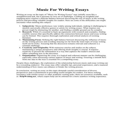 Memorable Event Essay | PDF
