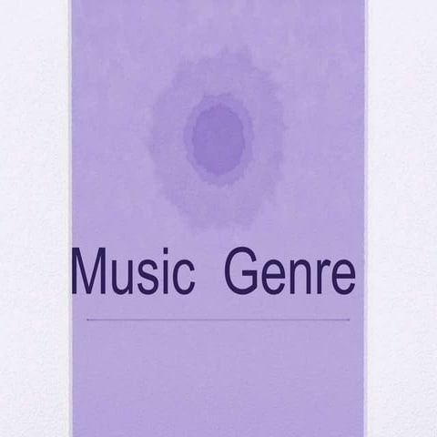 Music genre | PPTX | Contemporary Hits/Pop/Top 40 | Music