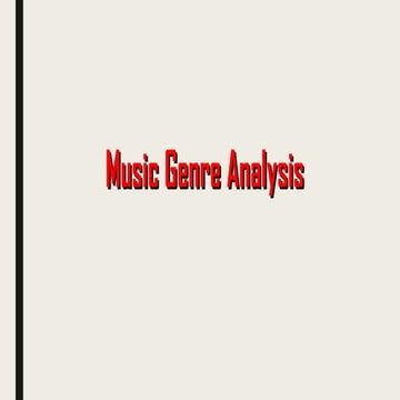 Music genre powerpoint | PPT