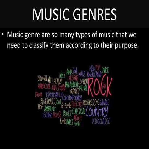 Music genres | PPT