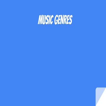 Music genres (1) | PPT