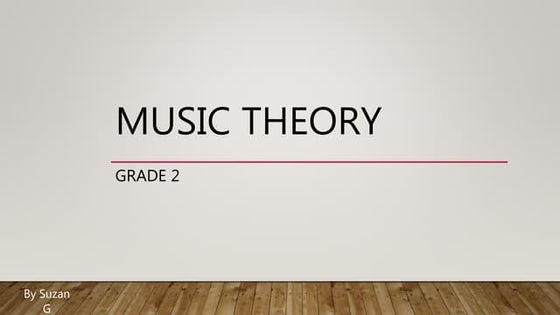 Music Theory: Fundamentals of music | PPTX