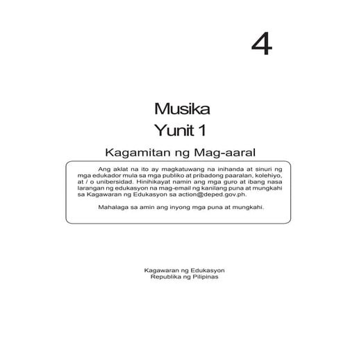 Music grade 4 lm yunit 1 | PDF