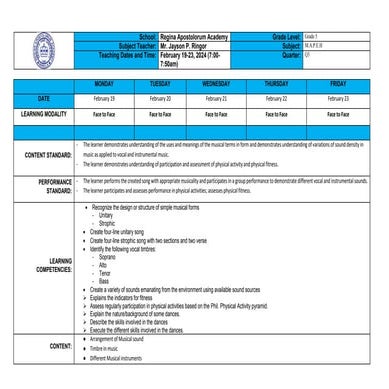 Music Grade 5 3rd Quarter Music.....docs