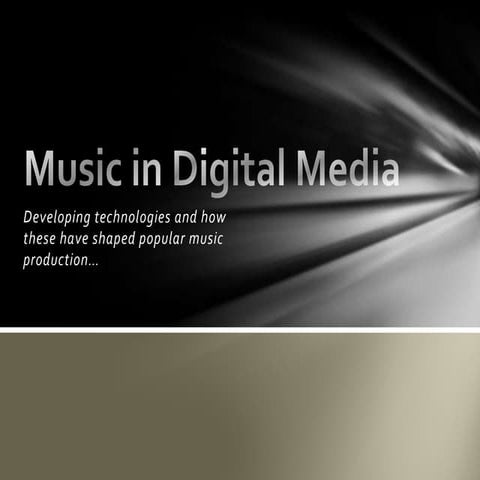 Digital music media | PPTX