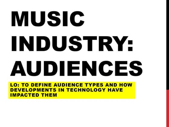 Media Audiences an Introduction | PPT