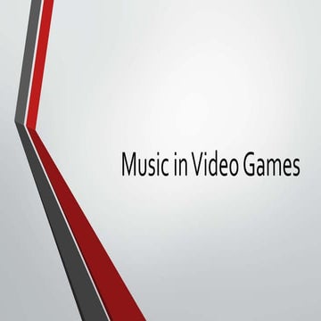 Music in video games | PPTX | Music and Party Video Games | Video Game ...