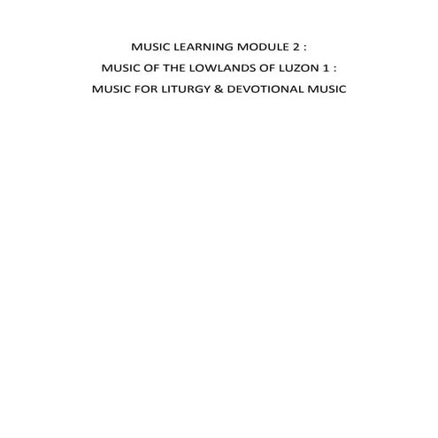 Music learning module 2 | DOCX