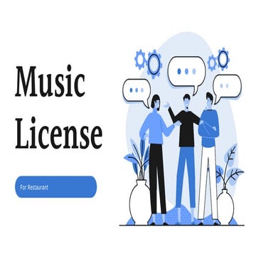 Music License For Restaurant: How to Obtain Music License | PDF