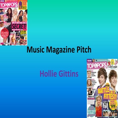 Music magazine Pitch | PPTX