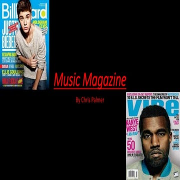 Music magazine | PPTX