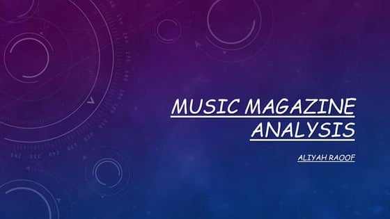 Analysis of Music Magazine Contents Page | PPT | Desktop Publishing ...