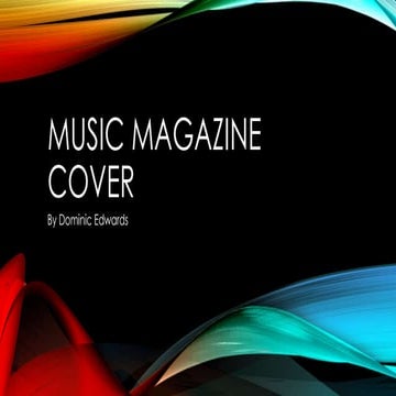 Conventions and Magazine Deconstructions | PPTX