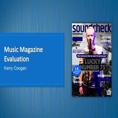 Music Magazine (Soundcheck) Evaluation | PPTX