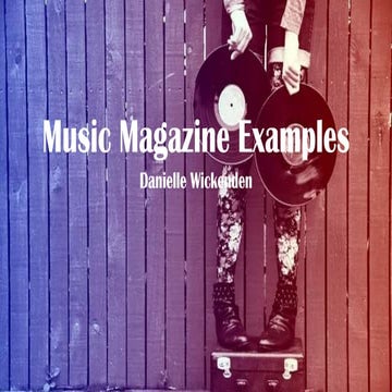 Music magazine examples | PPT | Free Download