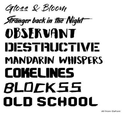 Music Magazine Fonts | DOCX